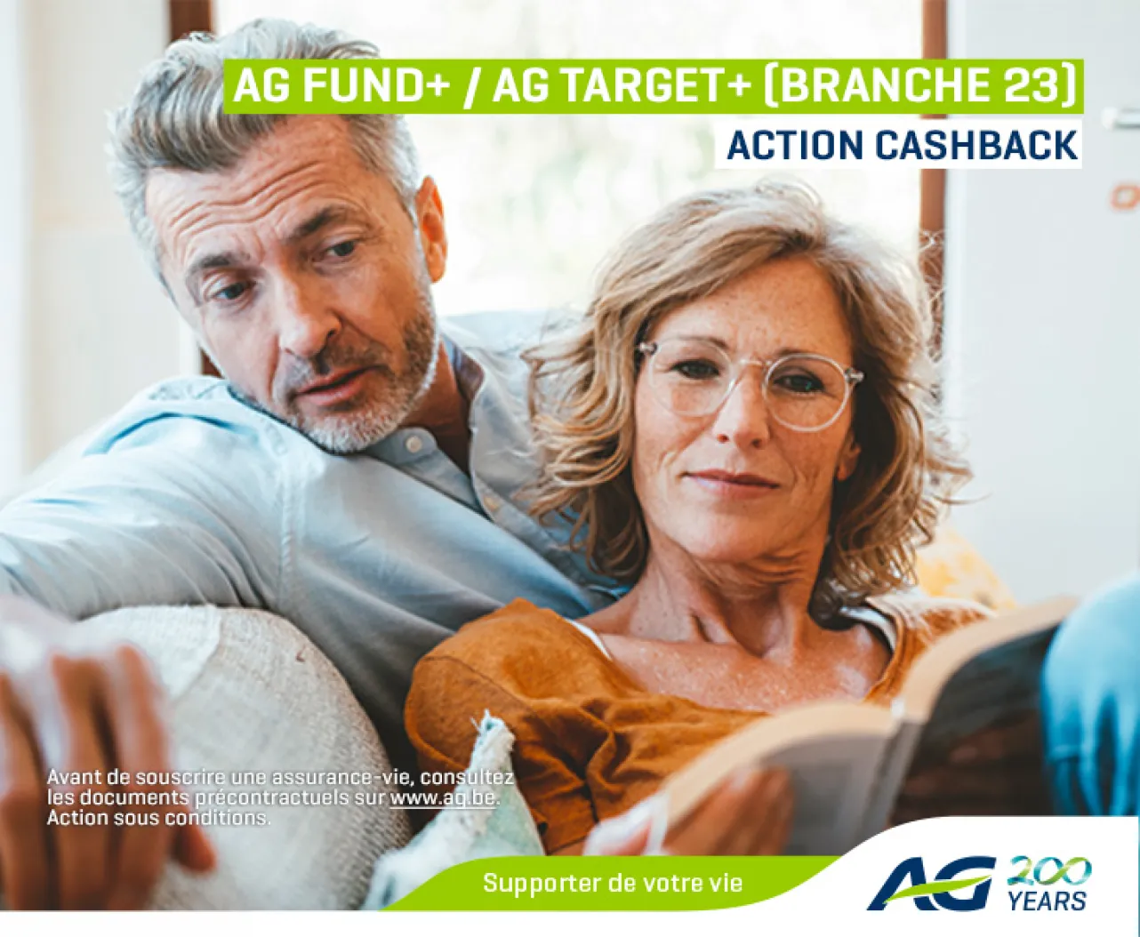 AG – Action Cashback AG Fund+ / AG Target+ (branche 23). Profitez-en ...